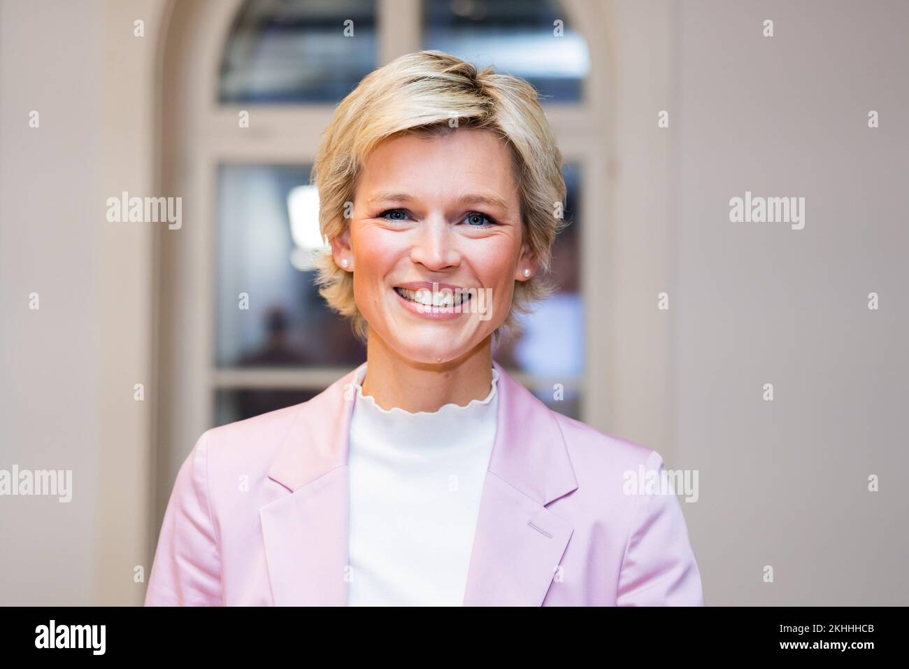 Berlin, Germany. 23rd Nov, 2022. Verena Fels, journalist, arrives at an ...