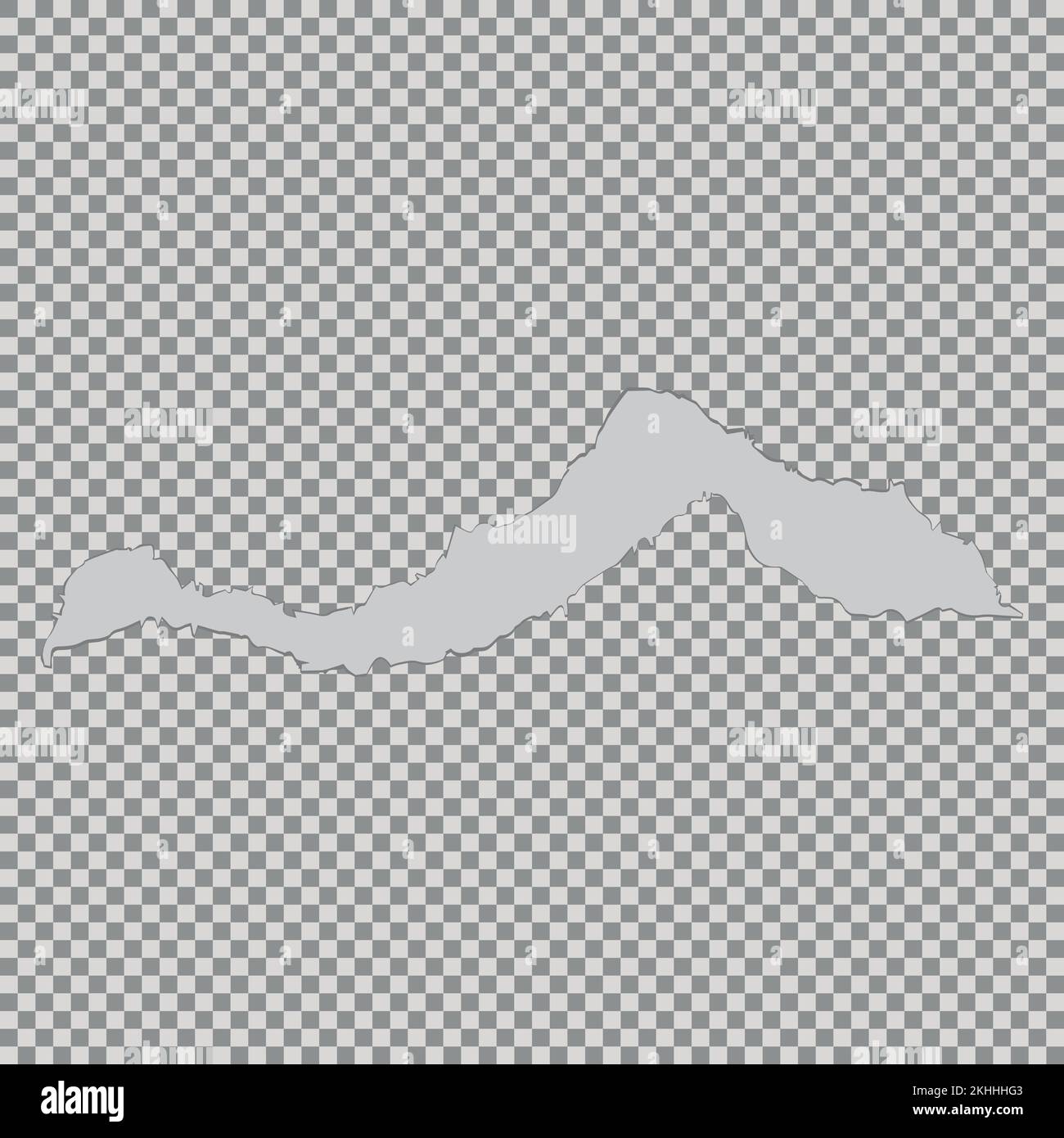 Tore off half a sheet of gray paper from the top. Vector paper design ...