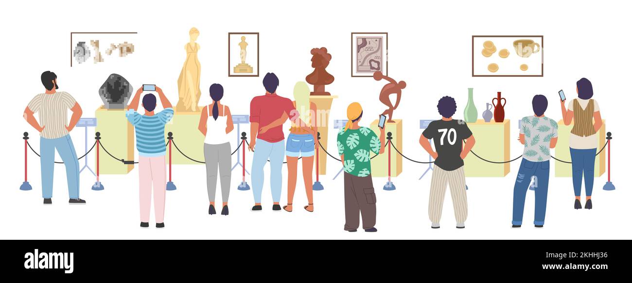 Museum of art artwork gallery collection Cut Out Stock Images ...