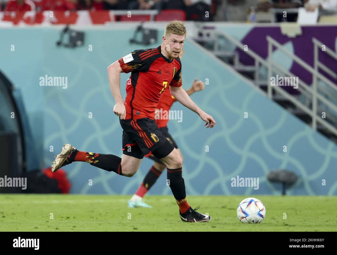 Kevin De Bruyne of Belgium during the FIFA World Cup 2022, Group F ...