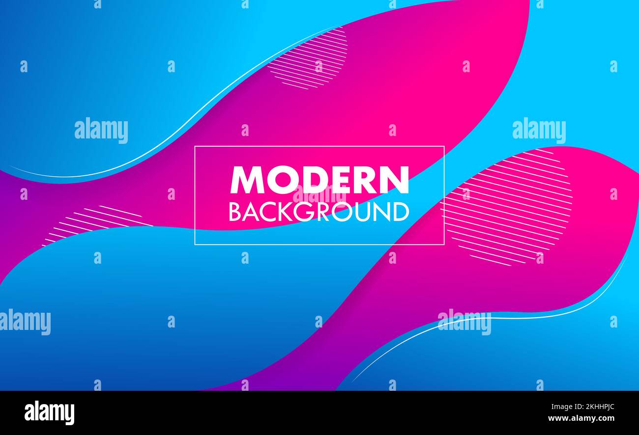 Modern Colorful Blue Pink Gradient Geometric Abstract Background Stock ...