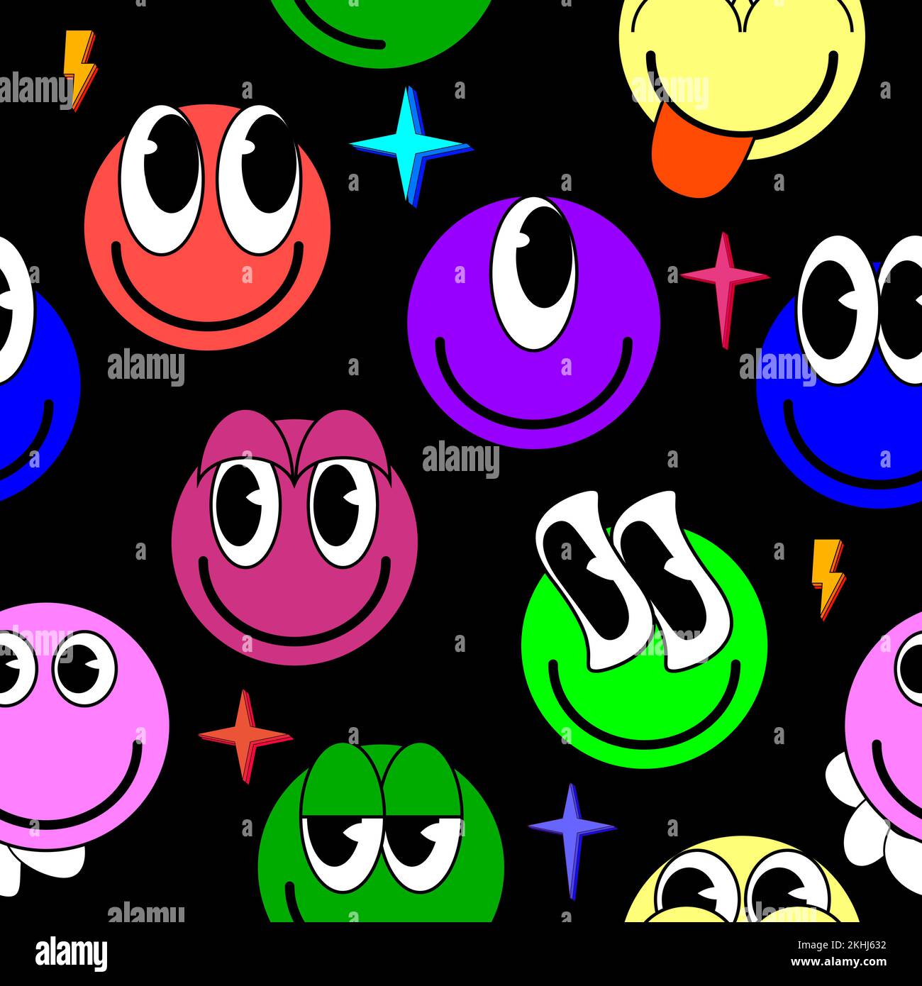 Trippy smiley hi-res stock photography and images - Alamy