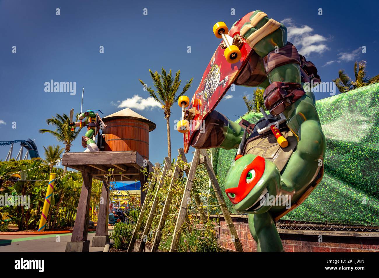 Gold Coast, Queensland, Australia - Ninja turtles ride at Seaworld ...