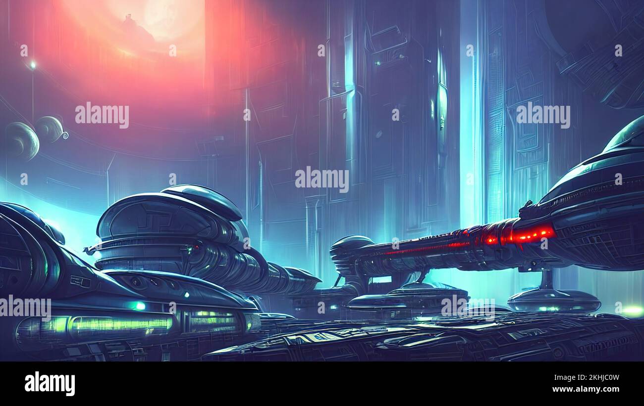 Future Space Station City