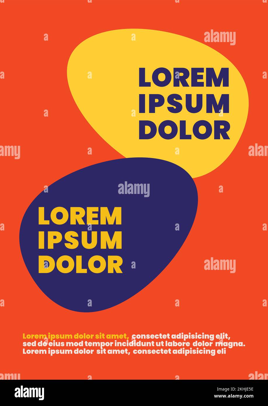Free form poster template infographic. Colorful graphic concept. Vector ...