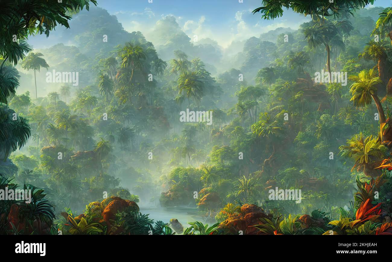 Rainforest Wallpaper 3d