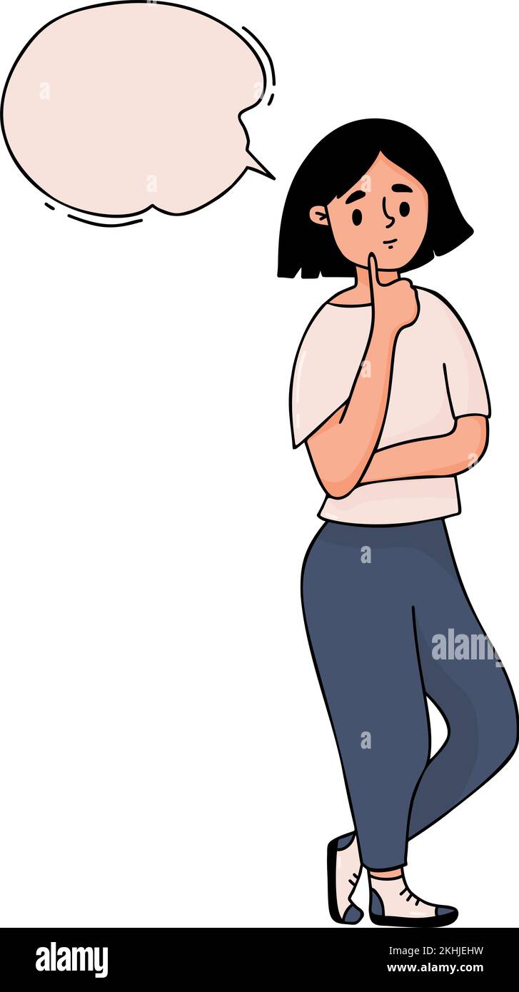 Thoughtfulness Stock Vector Images - Alamy