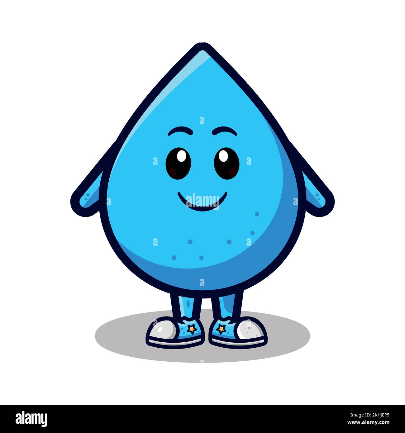 Water drop cartoon hi-res stock photography and images - Alamy