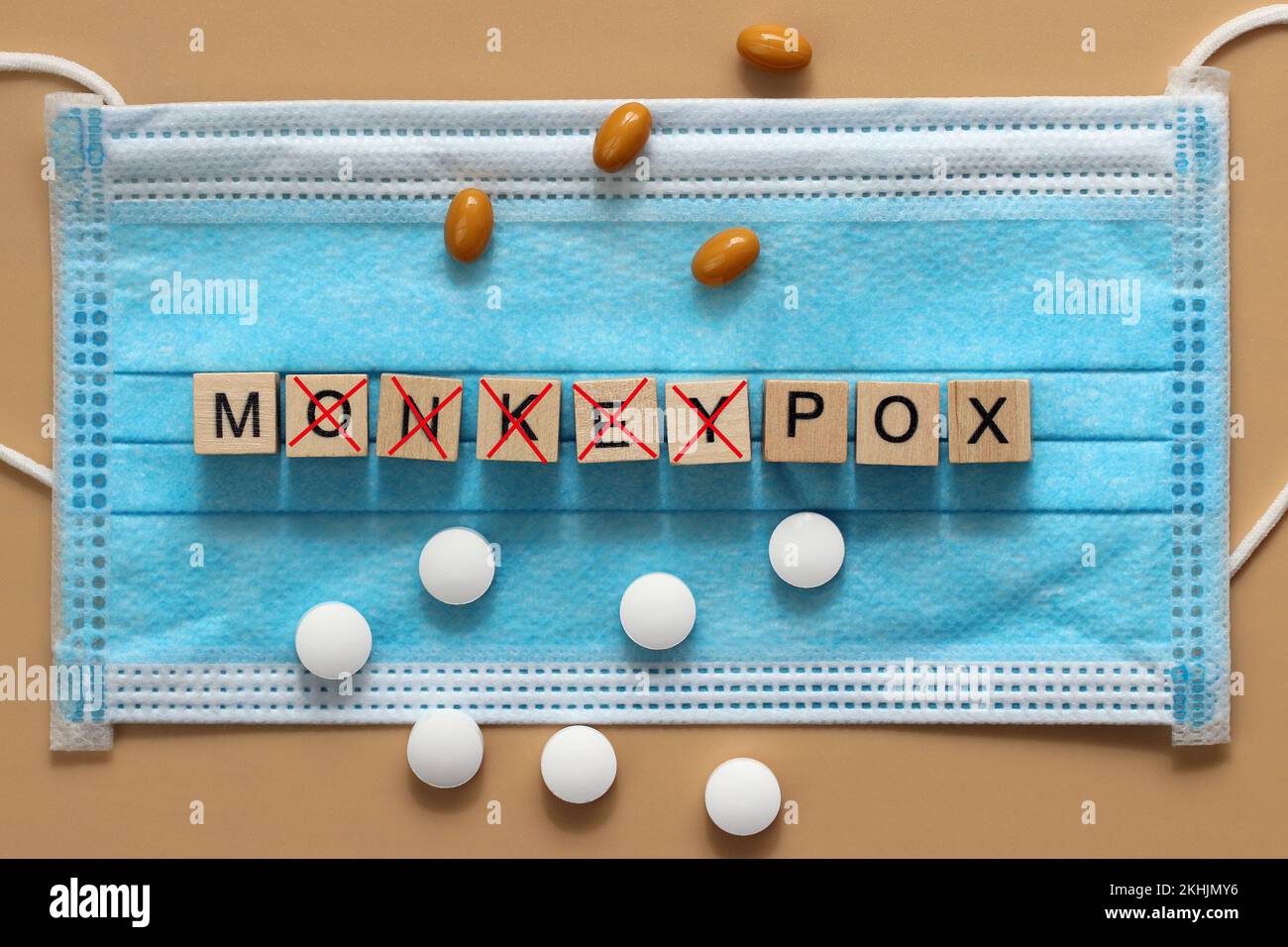 Renaming the disease monkeypox to MPOX. The monkeypox virus is laid out ...