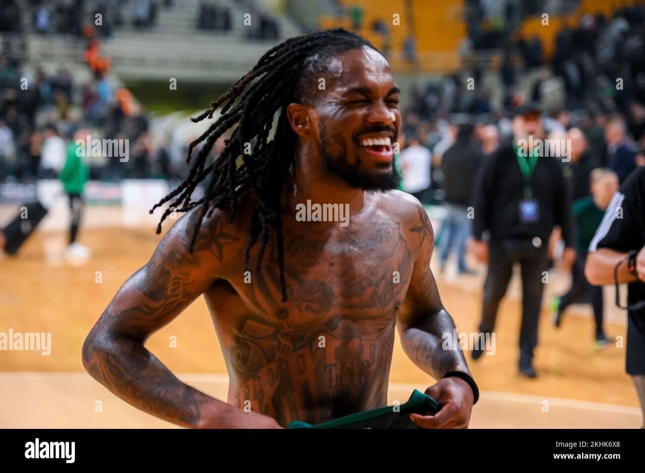 Athens, Lombardy, Greece. 24th Nov, 2022. 5 PARIS LEE.of Panathinaikos ...