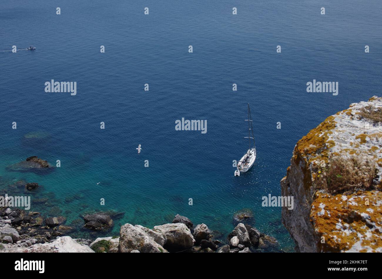 Archipelago of the Tremiti Islands, Puglia, Italy - Panoramic view from ...