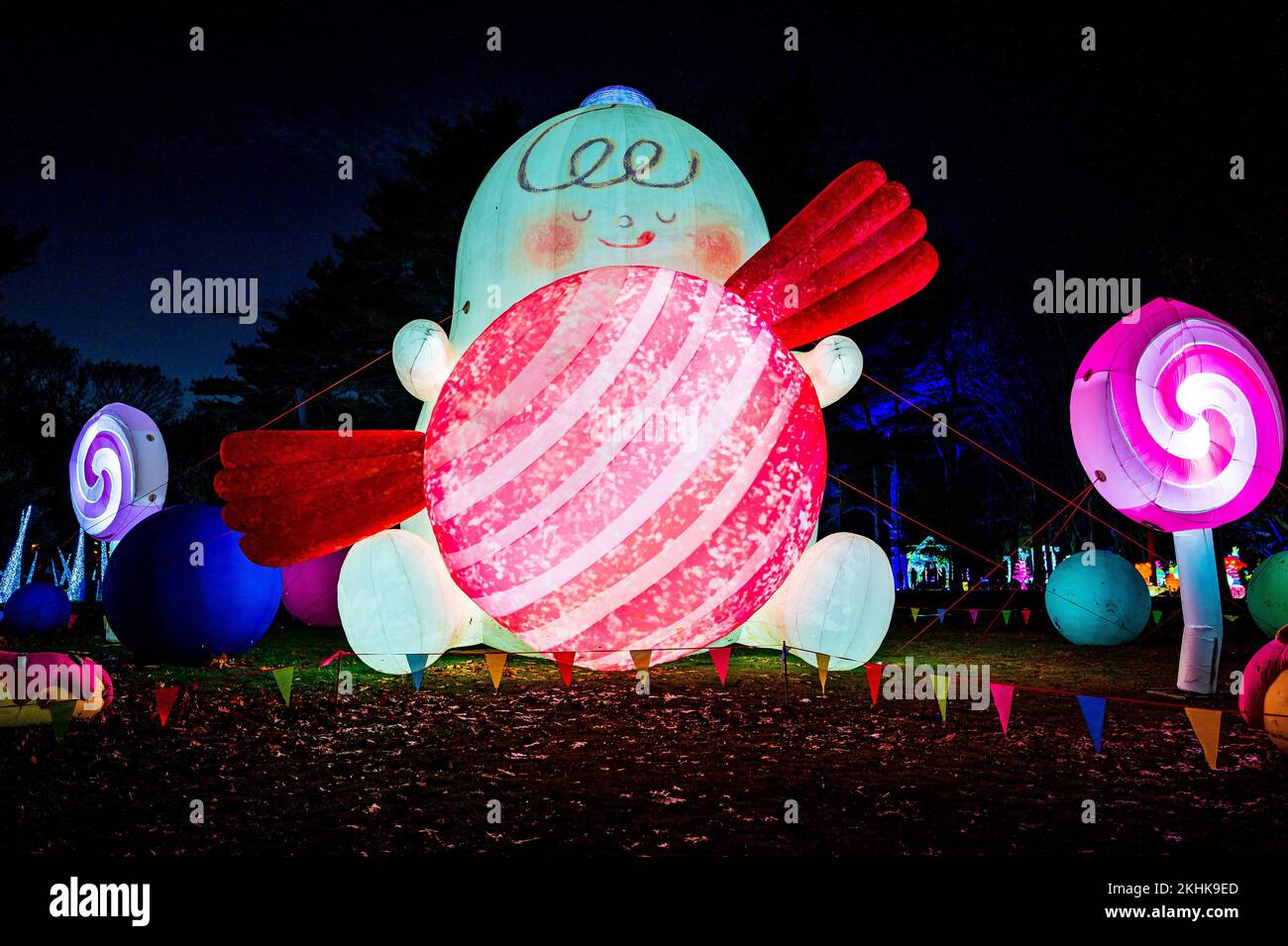 The LuminoCity Festival at Eisenhower Park Stock Photo - Alamy