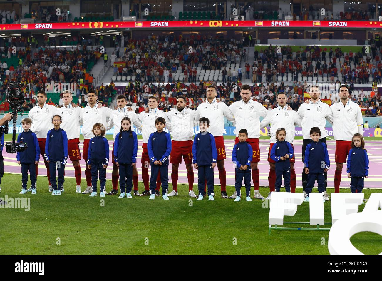 Spain team group line up esp hi-res stock photography and images - Alamy