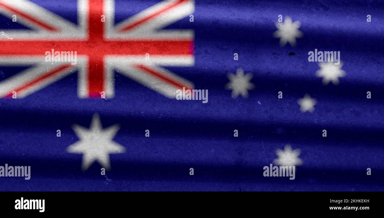 australian flag texture as background Stock Photo - Alamy