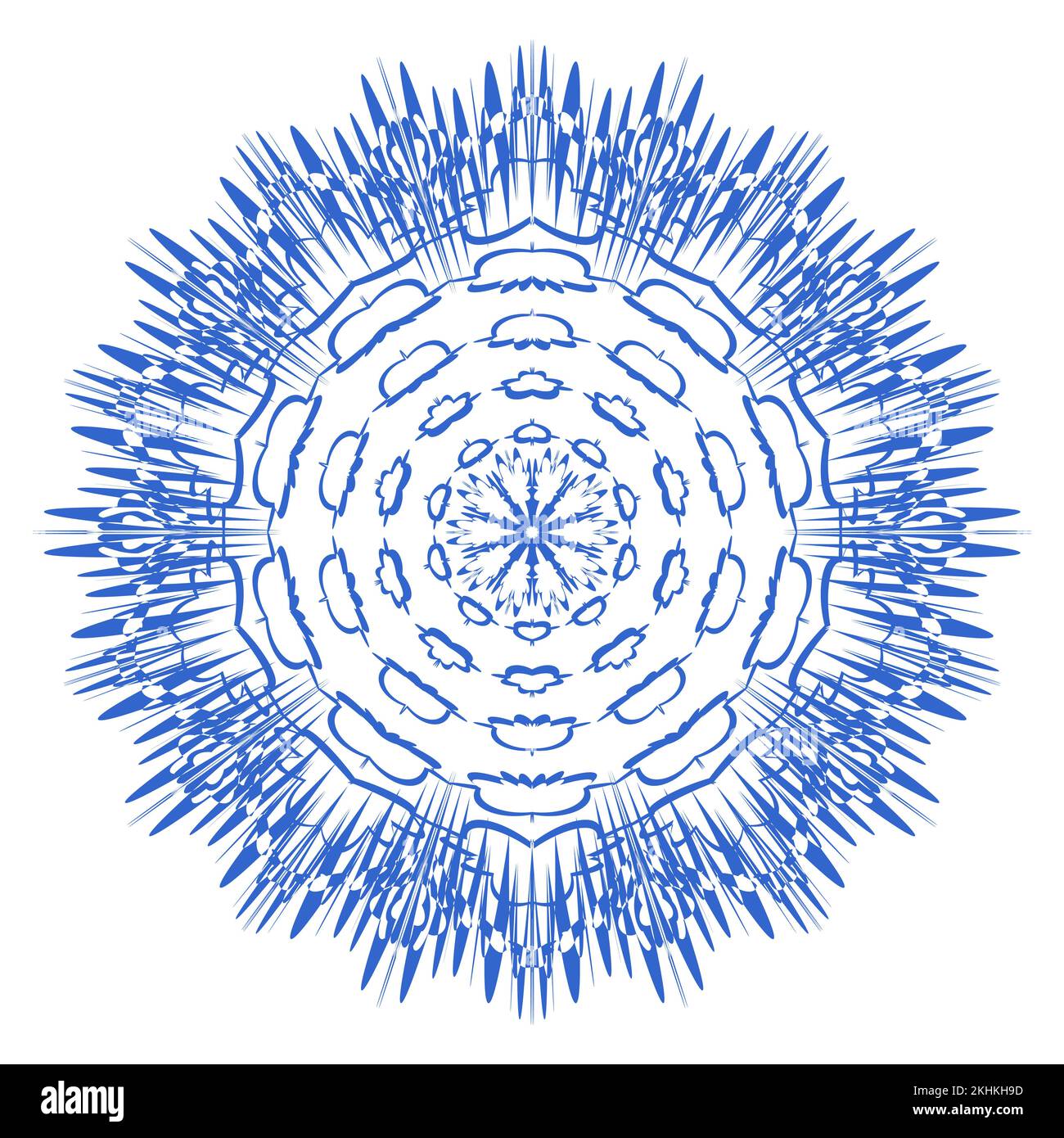 Elegant snowflake. Vector ornate design element Stock Vector Image ...