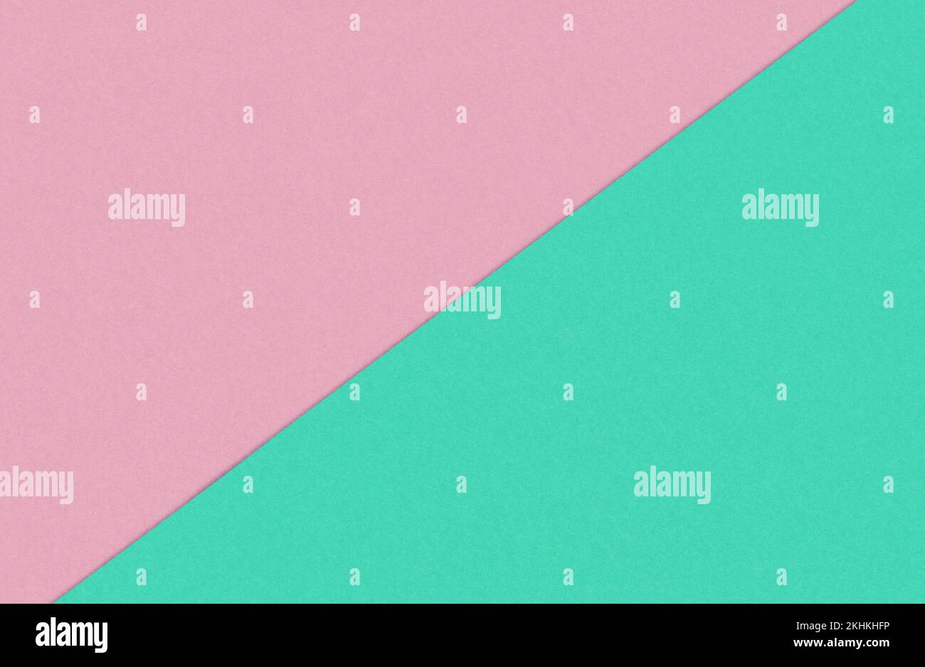 Diagonally pink green split colour papers with textures. Pastel colour ...