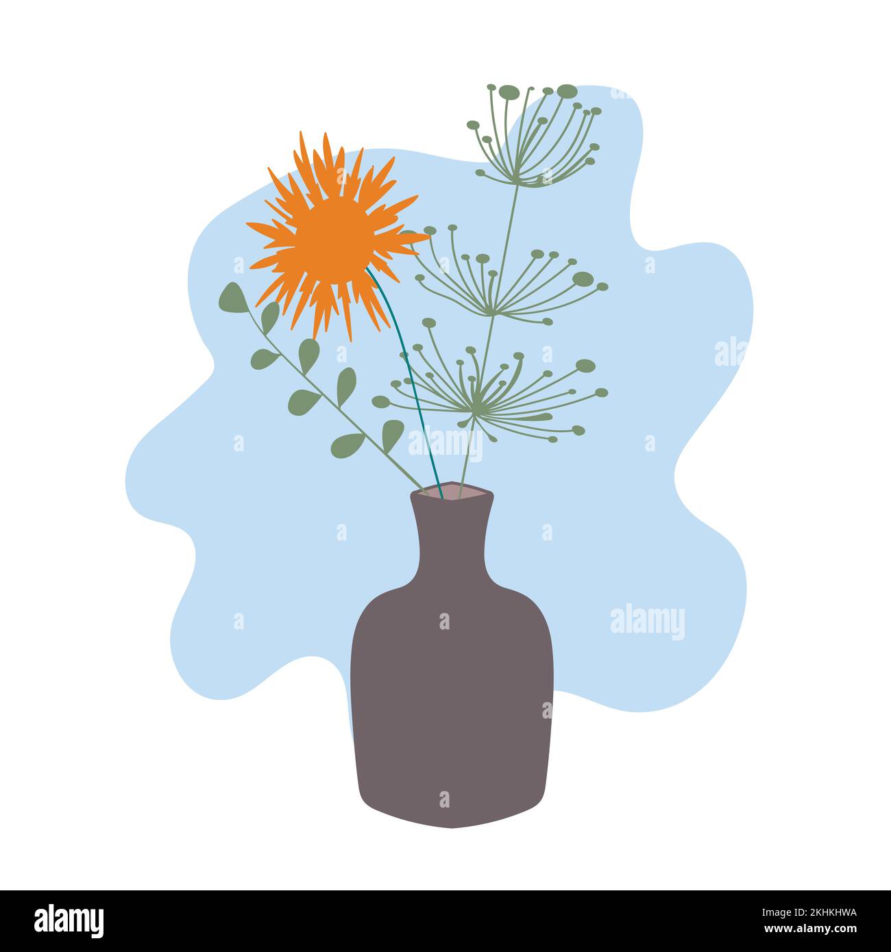 Floral composition. Vector illustration Stock Vector Image & Art - Alamy