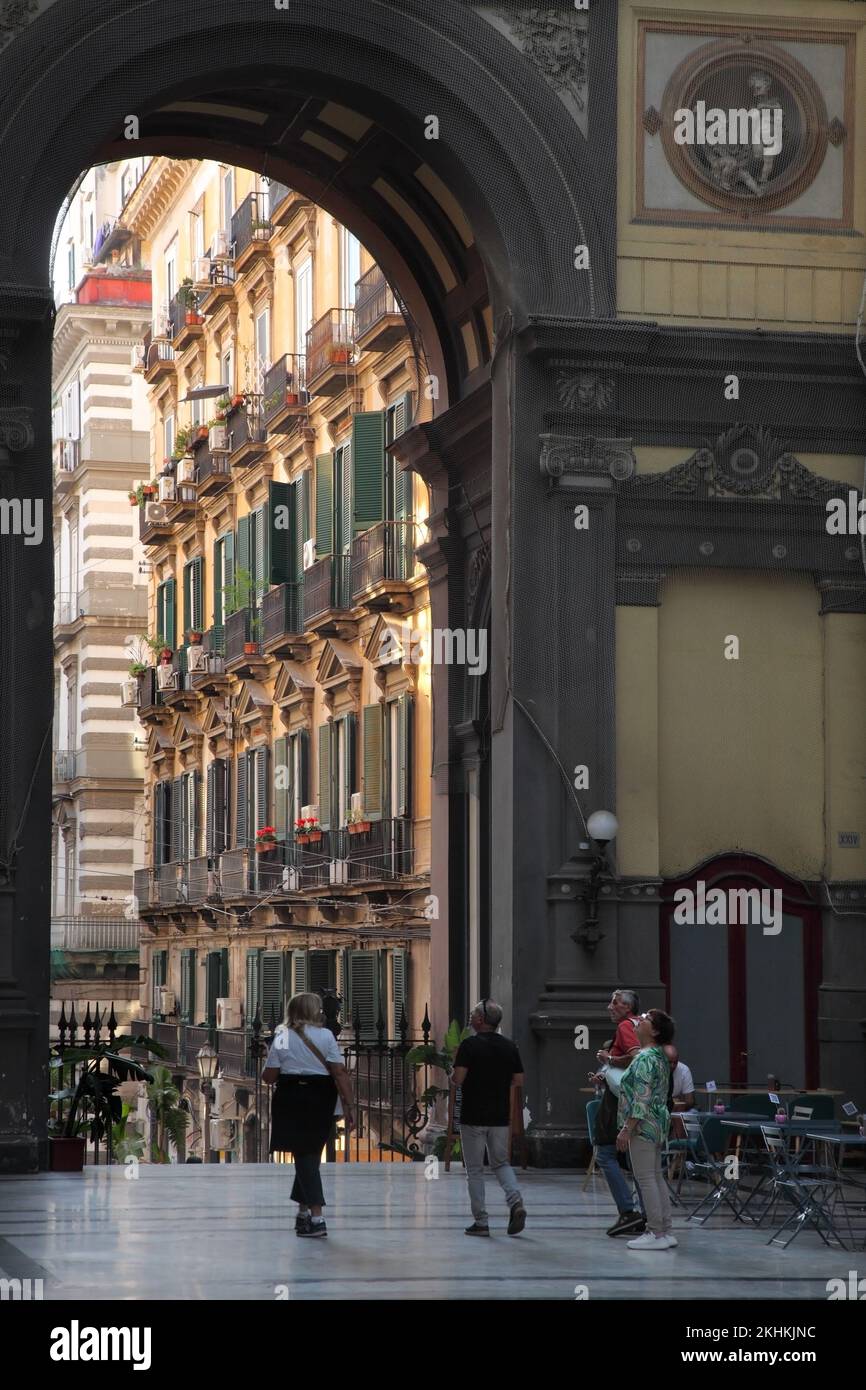 The 19th century Galleria Principe di Napoli, Naples, Italy Stock Photo ...