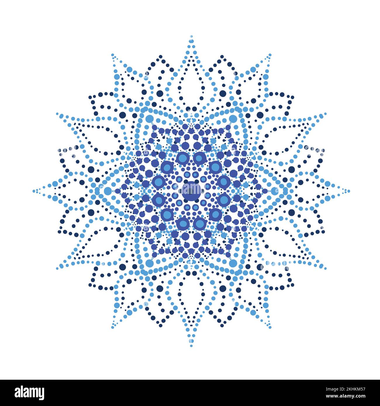 Elegant snowflake. Vector ornate design element Stock Vector Image ...