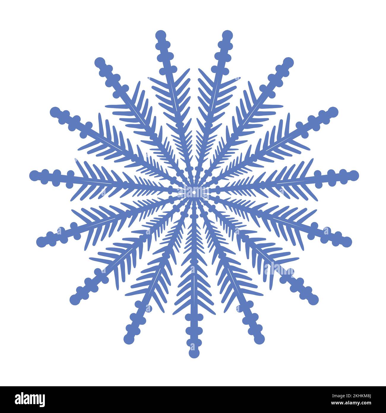 Elegant snowflake. Vector ornate design element Stock Vector Image ...