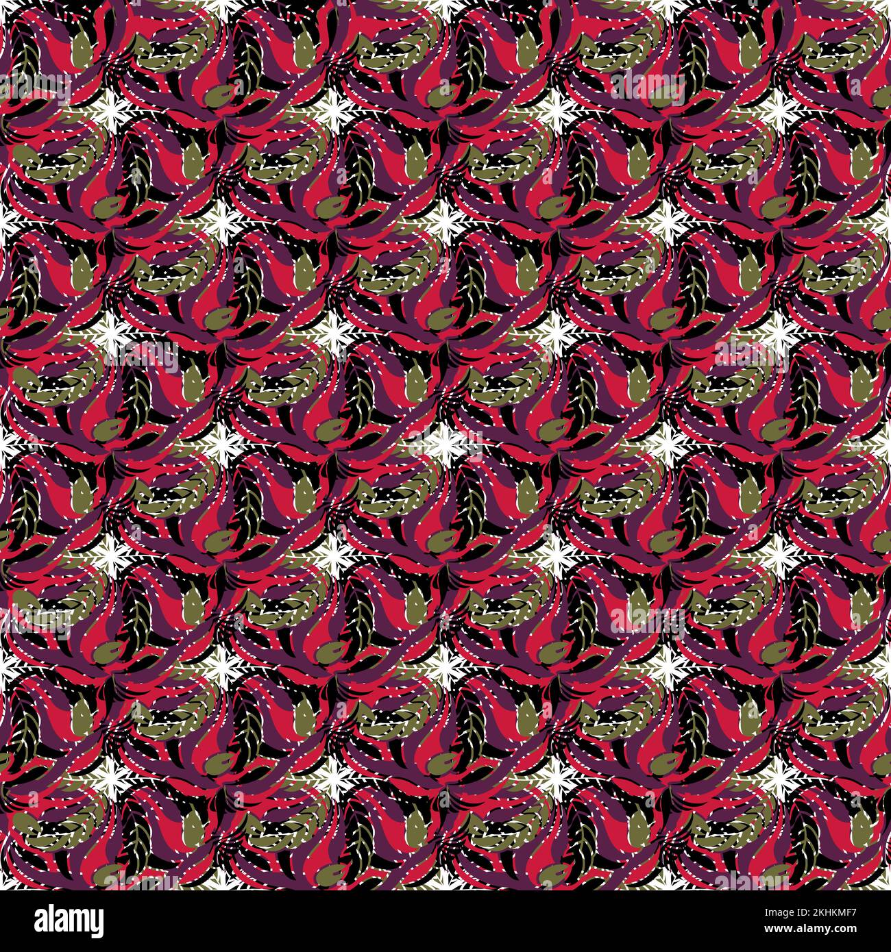Vector seamless pattern for surface design. Elegant ornamental texture ...