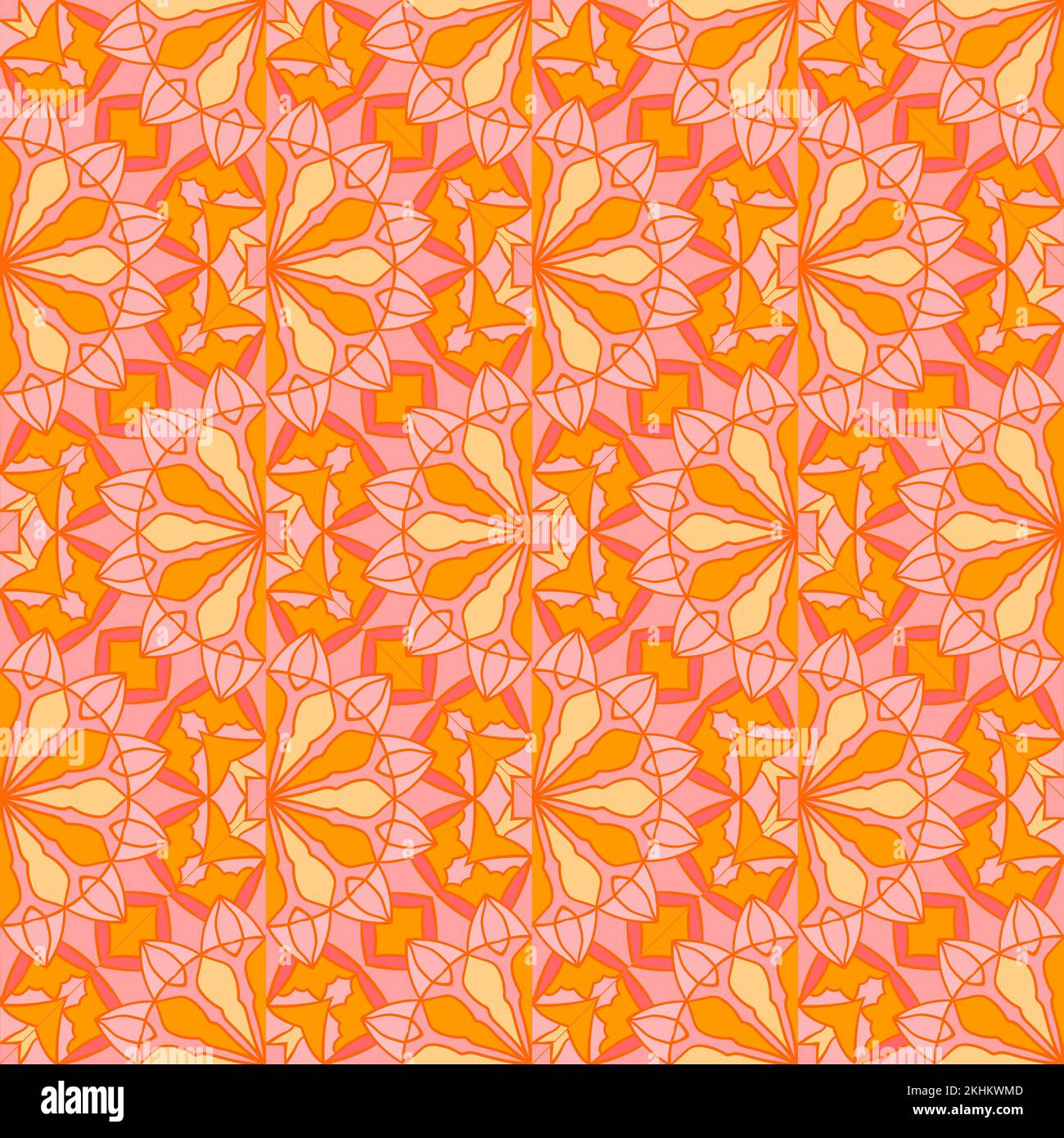 Vector seamless pattern for surface design. Elegant ornamental texture ...
