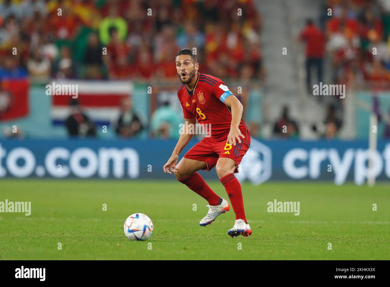 Al Thumama, Qatar. 23rd Nov, 2022. Koke (ESP) Football/Soccer : FIFA ...