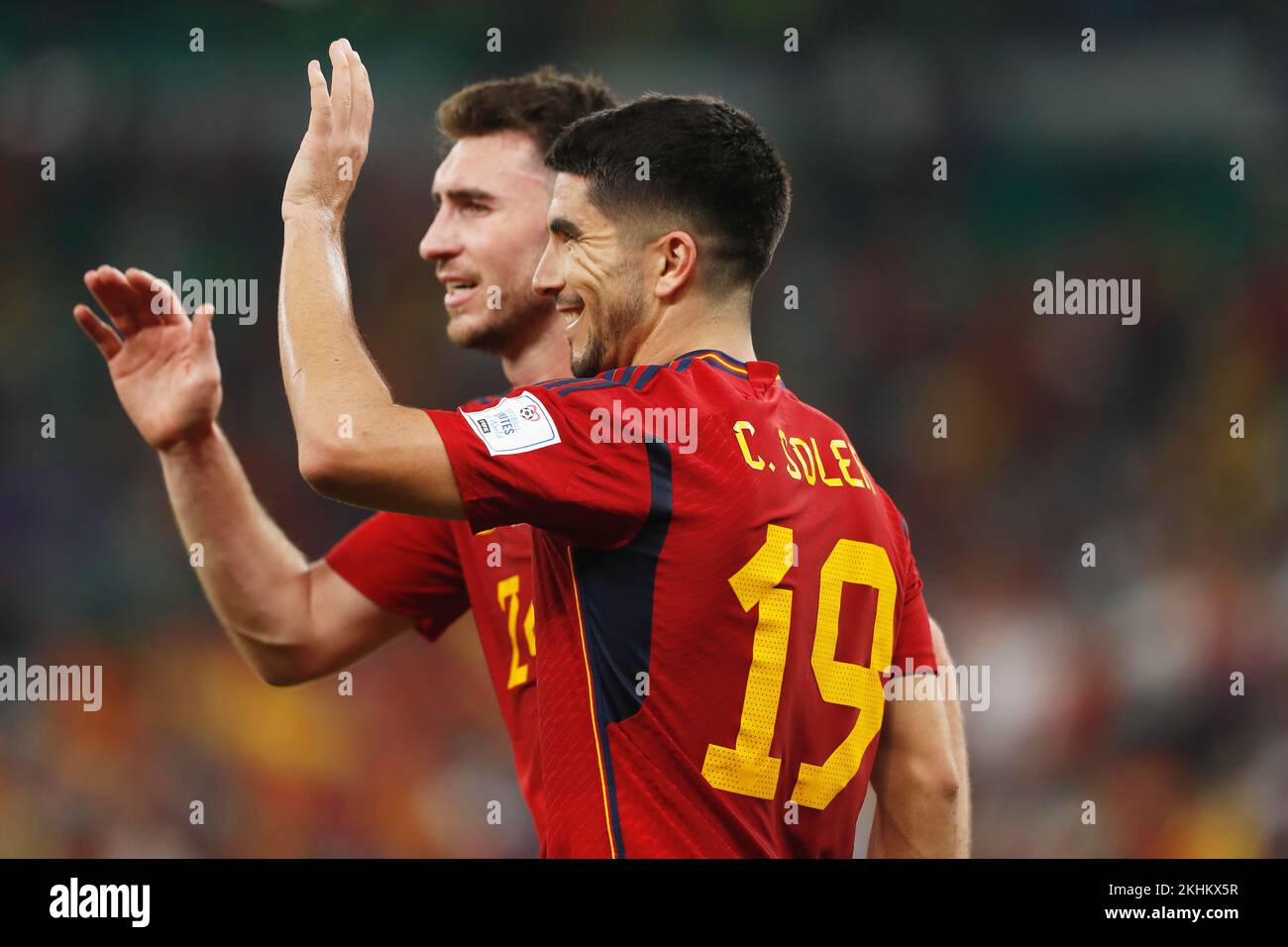 Al Thumama, Qatar. 23rd Nov, 2022. Carlos Soler (ESP) Football/Soccer ...