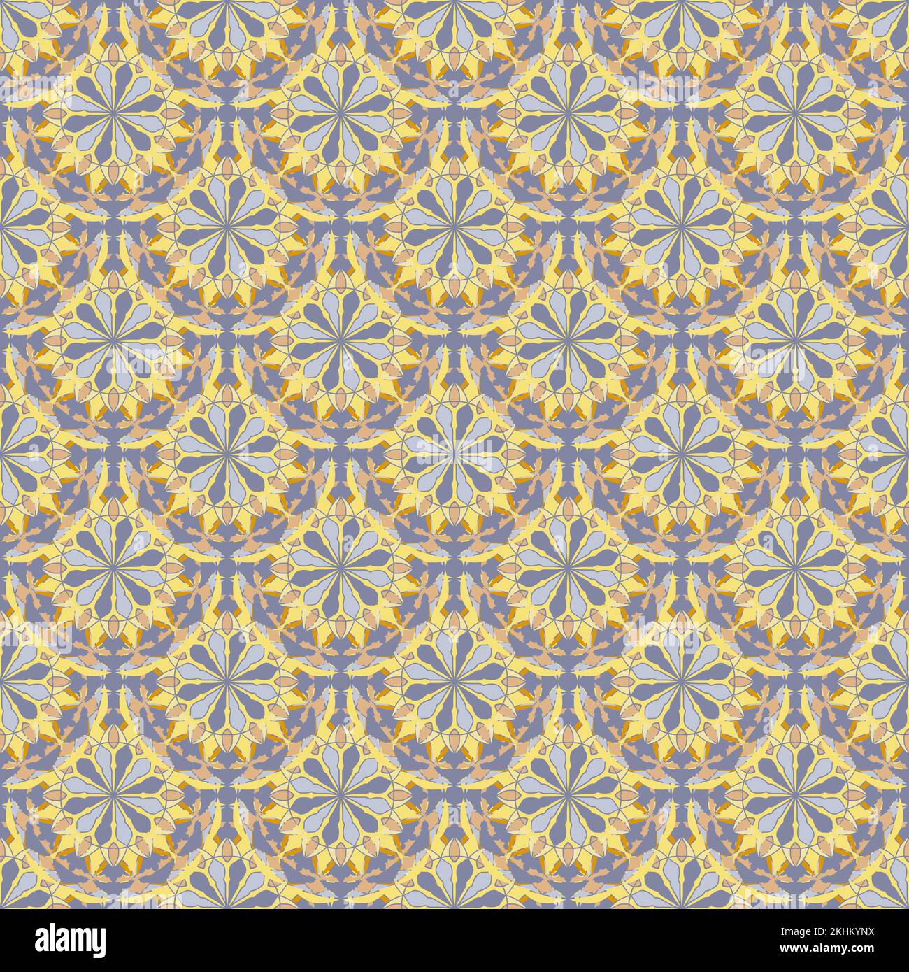 Vector seamless pattern for surface design. Elegant ornamental texture ...
