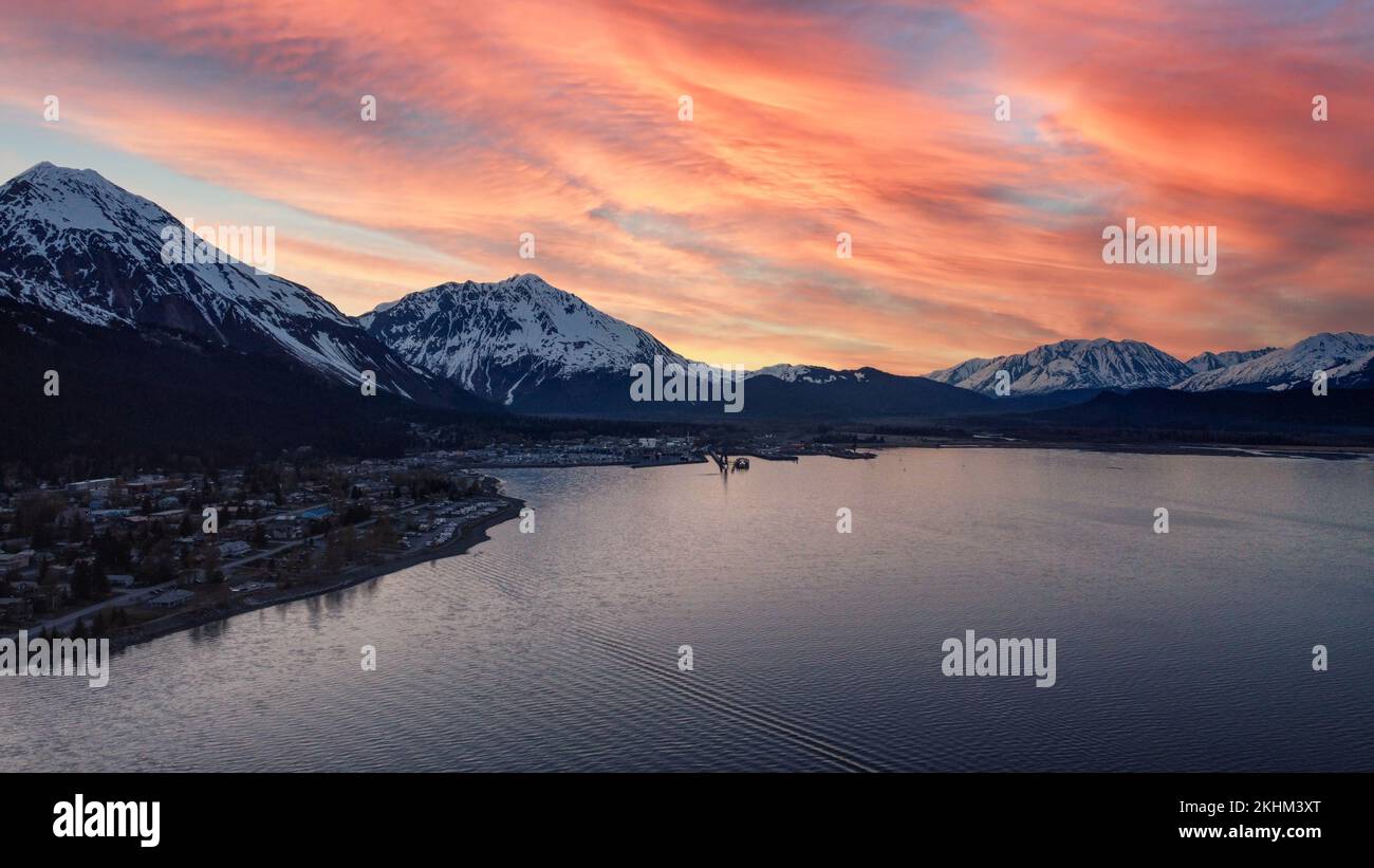 Seward alaska aerial hi-res stock photography and images - Alamy