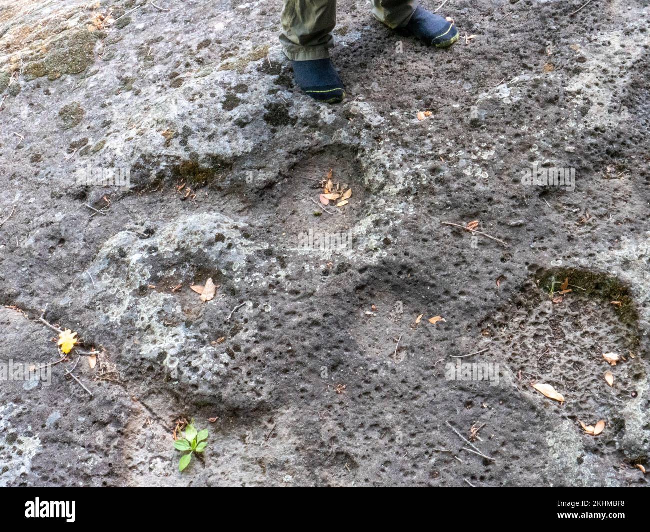 Devils footprints hi-res stock photography and images - Alamy