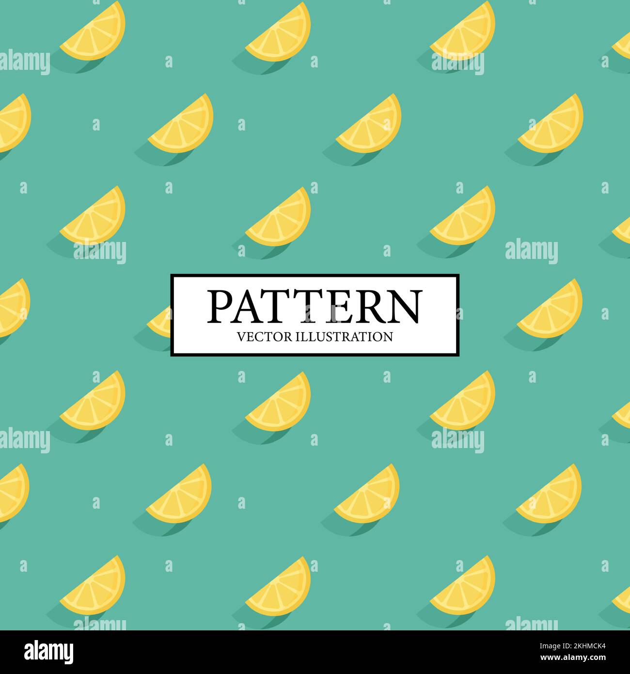 Pattern background of fresh orange orange slices - Vector illustration ...