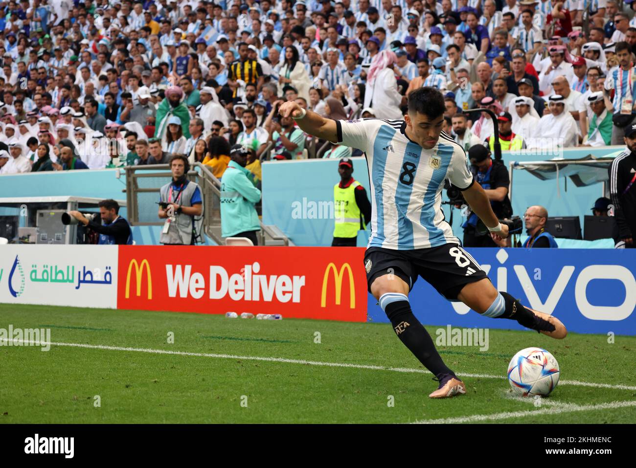 Doha, Qatar. Fifa World Cup Match 8 Argentina vs Saudi Arab. 22th ...