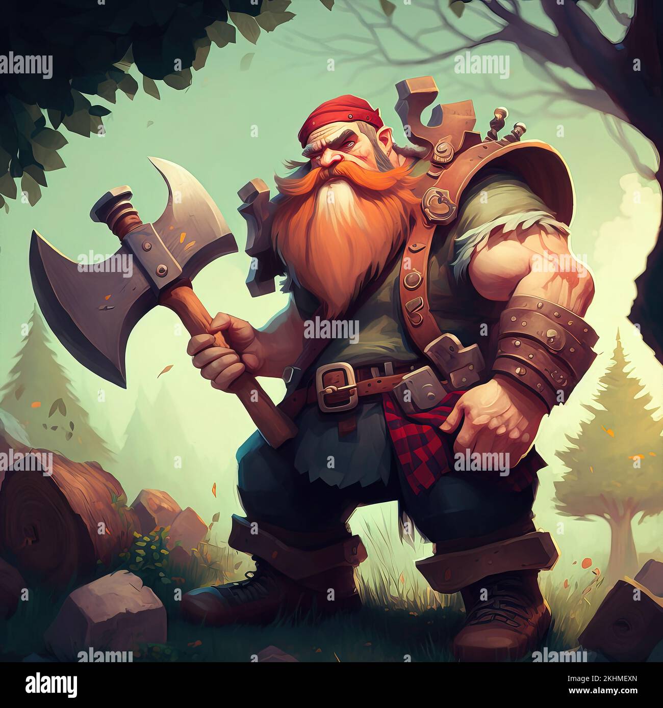 Cartoon lumberman hi-res stock photography and images - Alamy