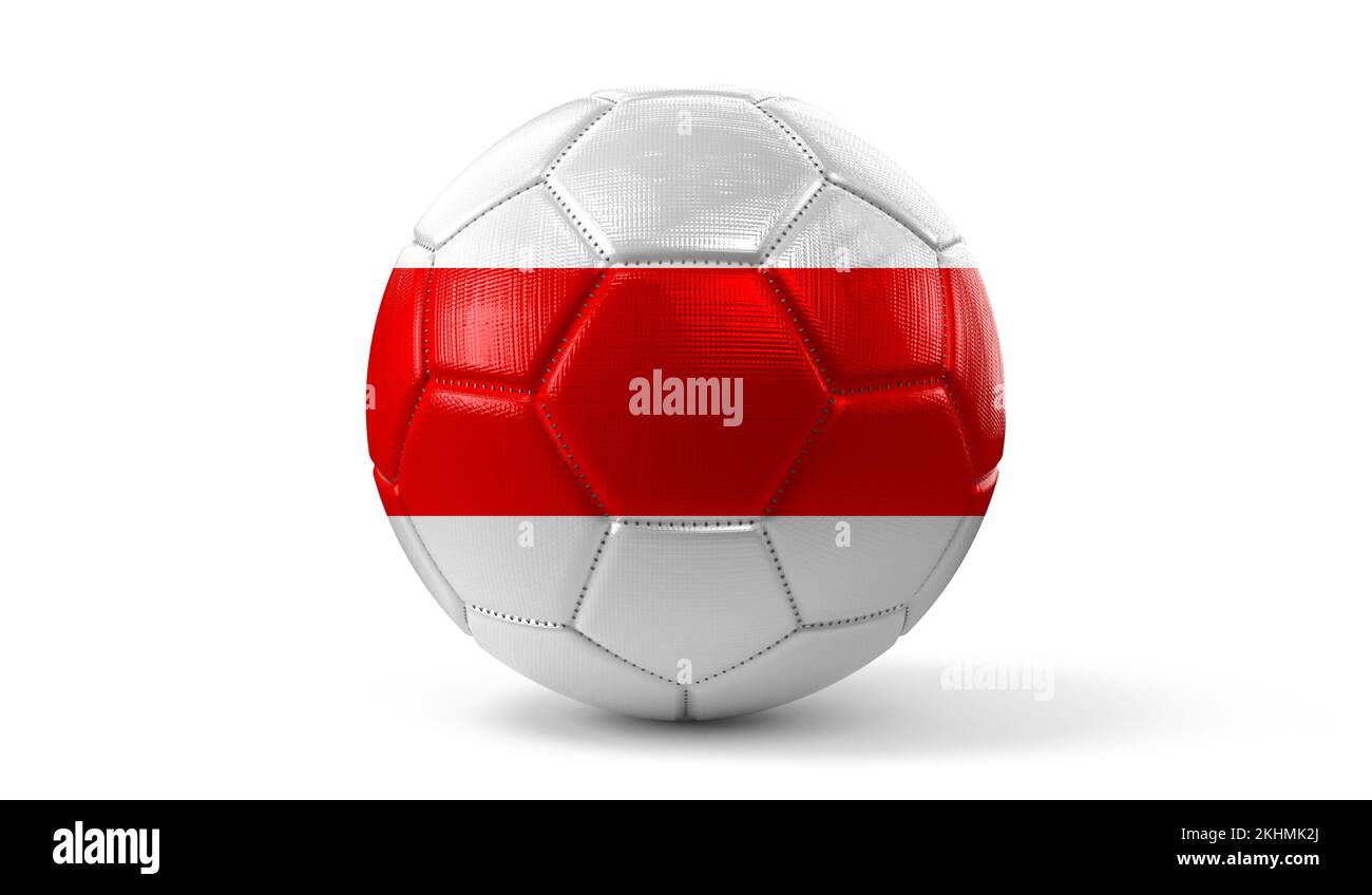 Belarus - national flag on soccer ball - 3D illustration Stock Photo ...