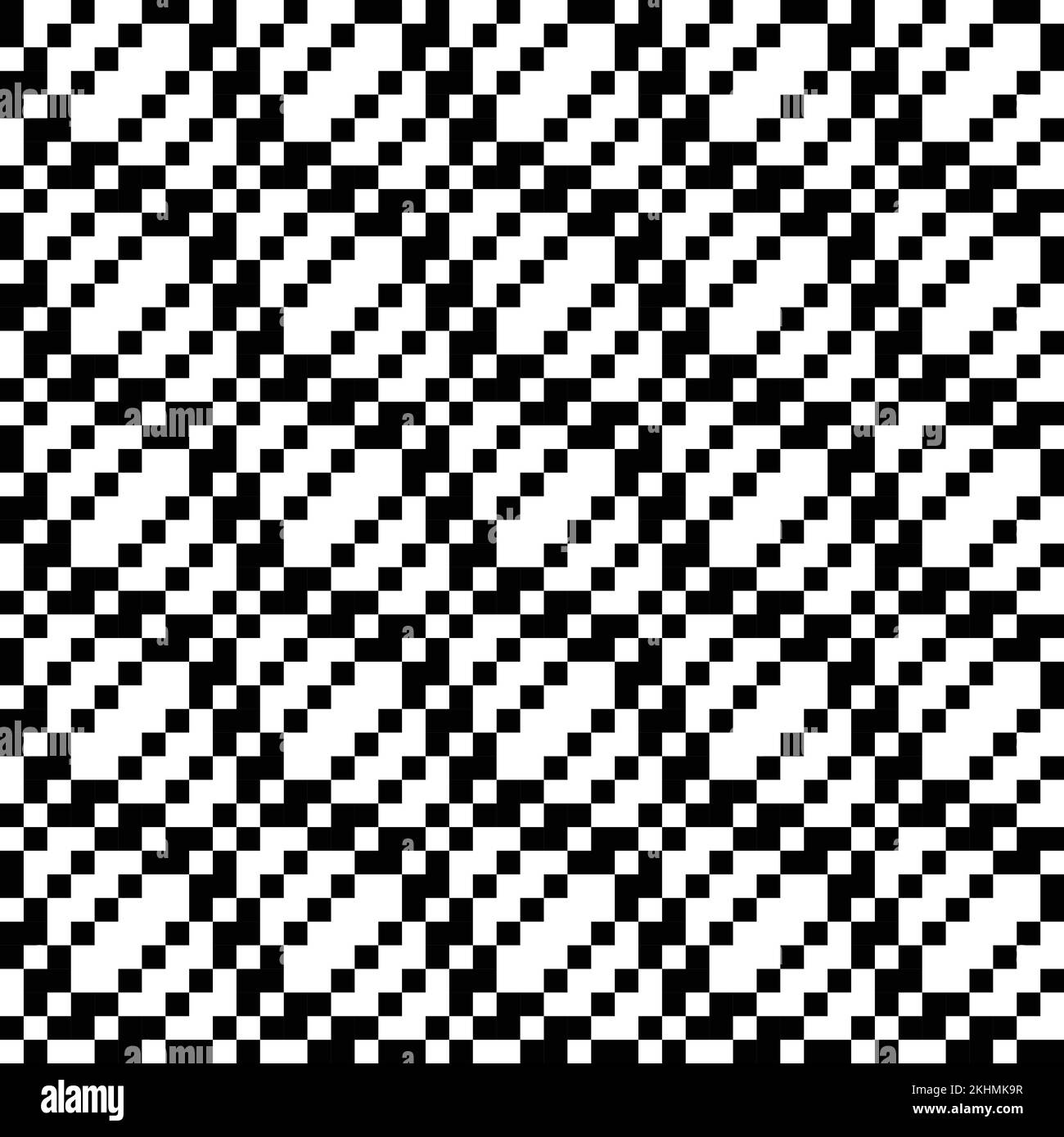 Black and white weaving seamless pattern. Modern stylish abstract ...