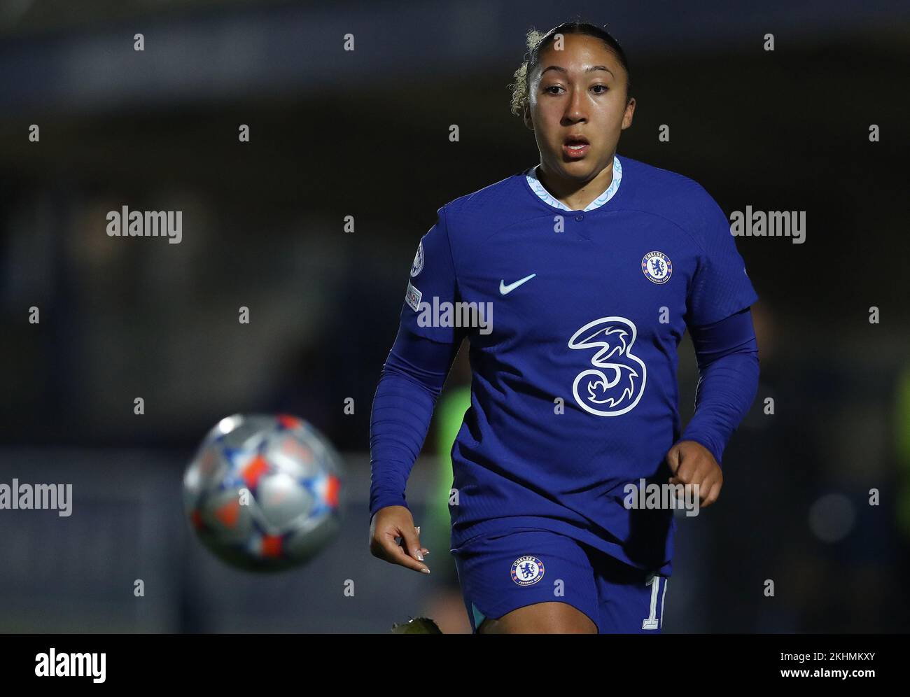 Kington Upon Thames, UK. 23rd Nov, 2022. Lauren James of Chelsea during ...