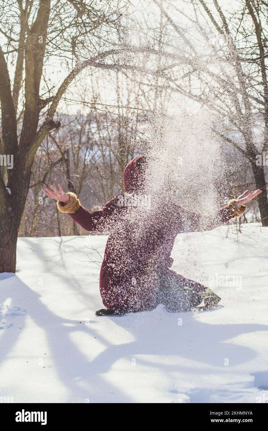 Winter activity scenic photography Stock Photo - Alamy
