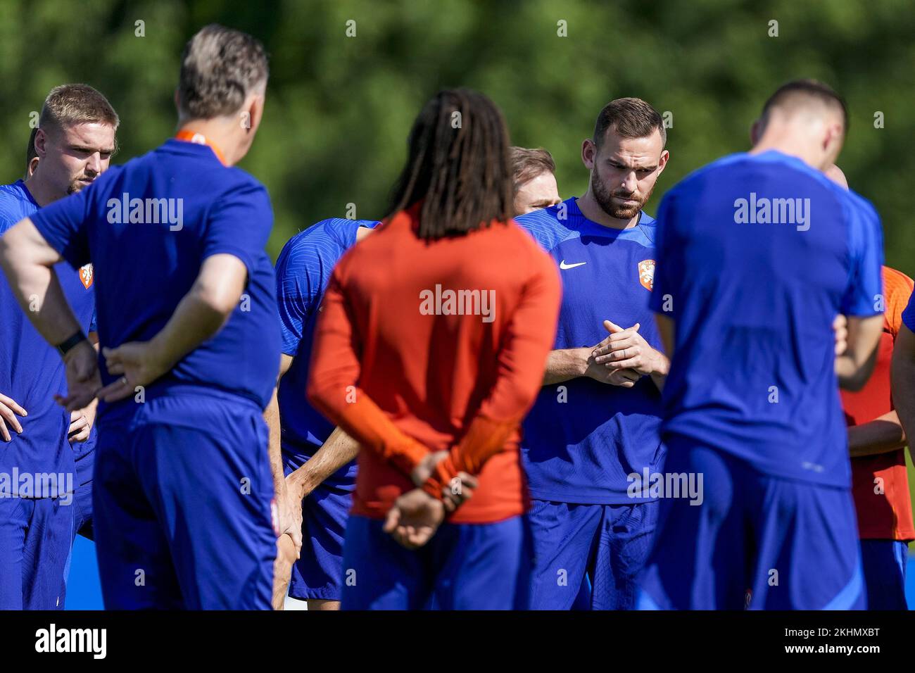 DOHA, 24-11-2022 Oranje in Qatar. Team Netherlands preparing for the ...