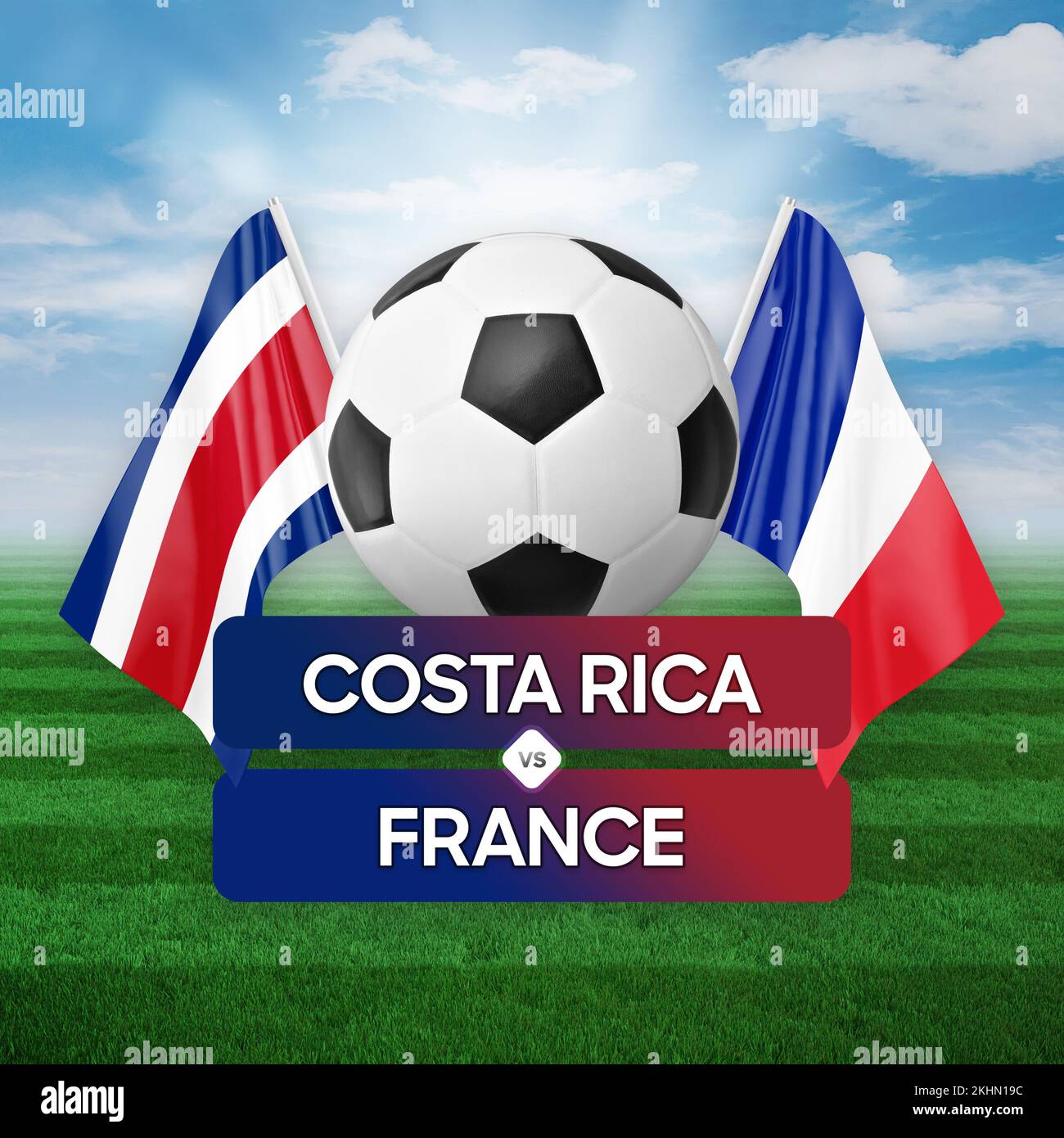 Costa rica vs france hi-res stock photography and images - Alamy