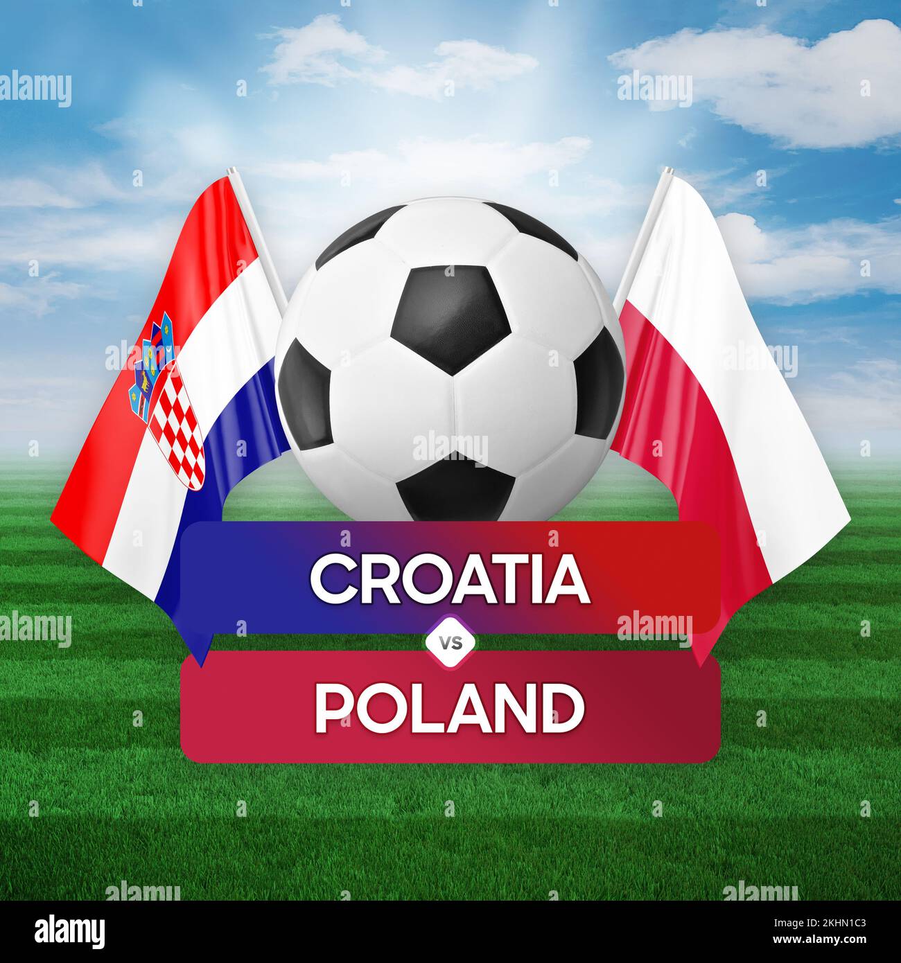 Croatia vs poland soccer hi-res stock photography and images - Alamy