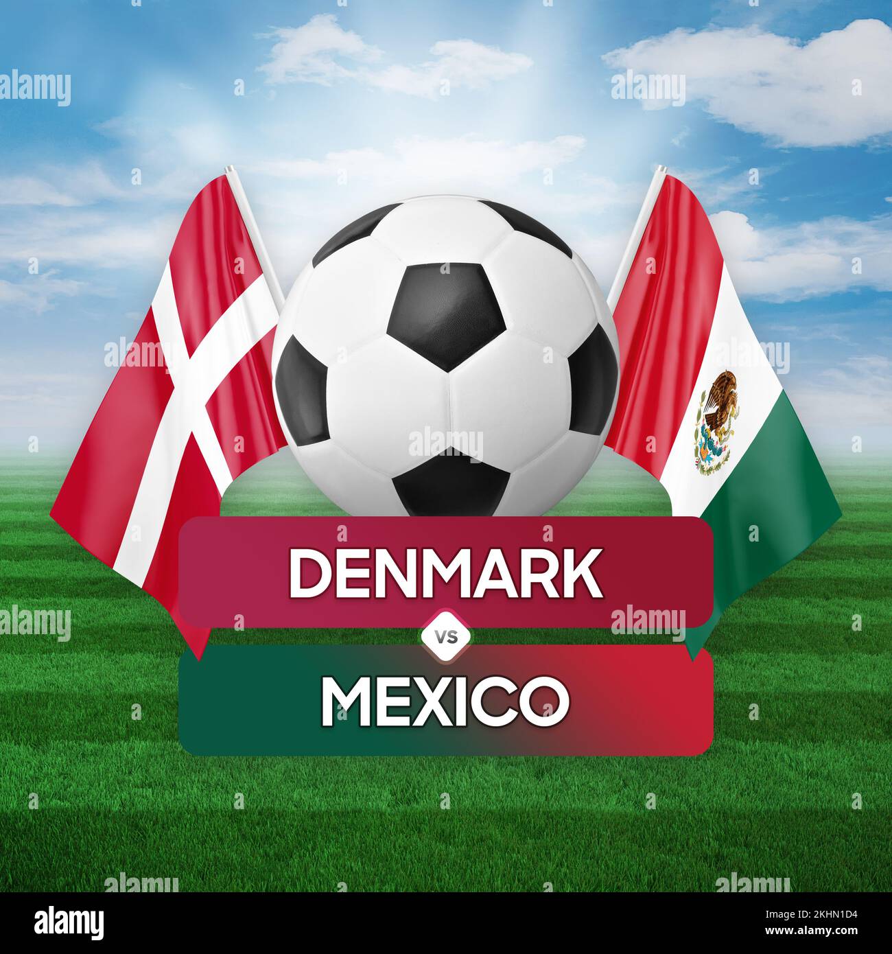 Denmark mexico flag hi-res stock photography and images - Alamy