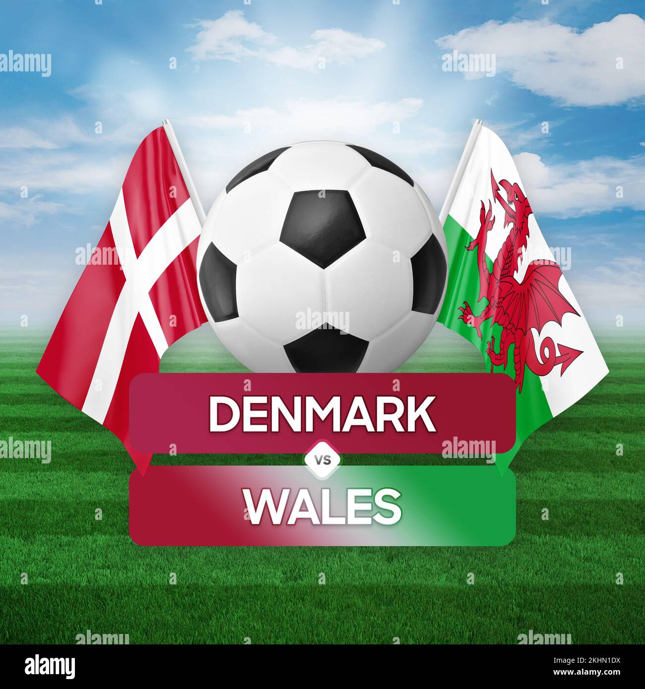 Denmark vs wales hi-res stock photography and images - Alamy