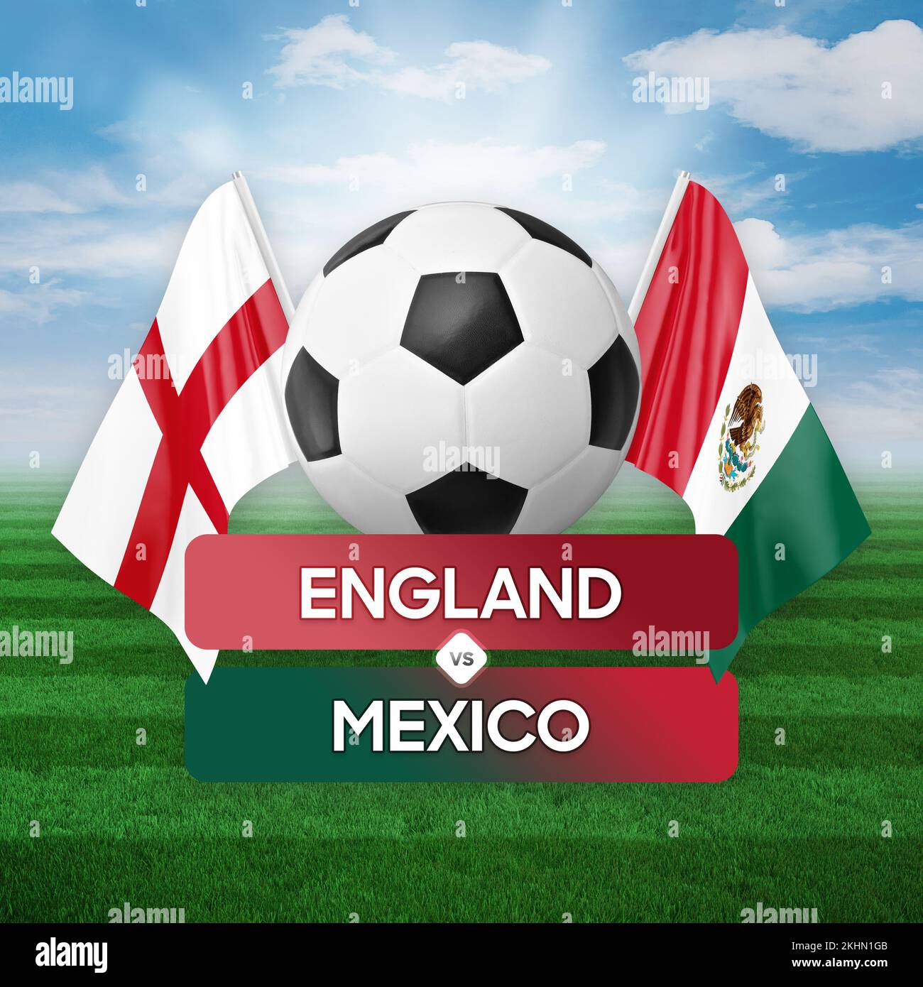 England vs Mexico national teams soccer football match competition ...