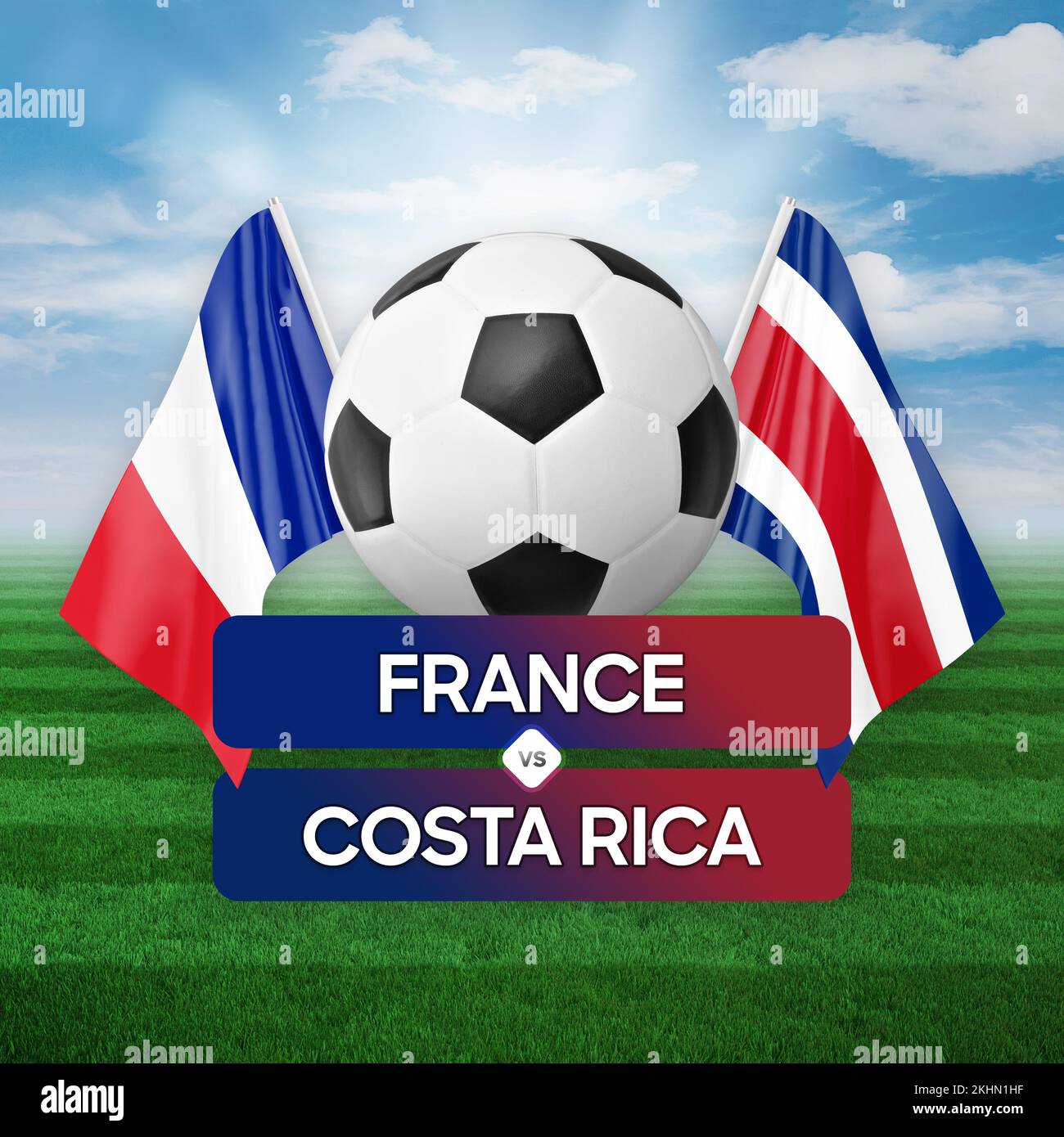 France vs Costa Rica national teams soccer football match competition ...
