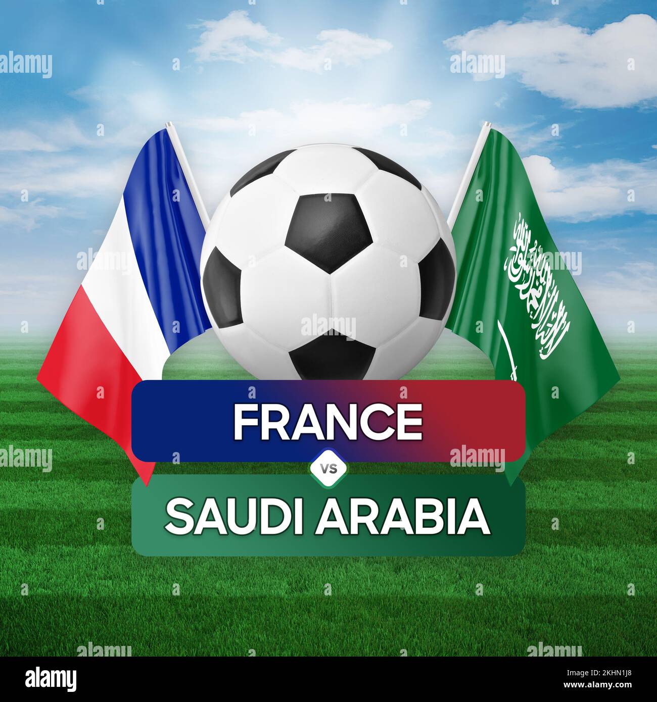 France vs Saudi Arabia national teams soccer football match competition ...
