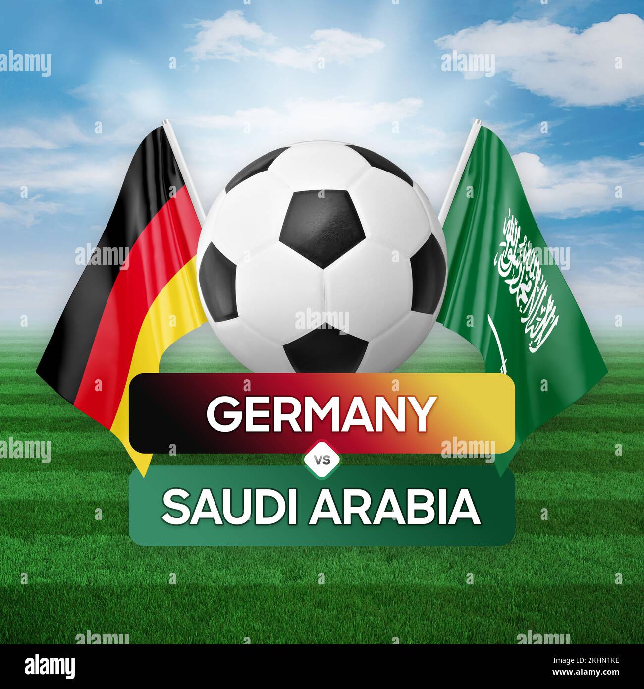 Germany vs Saudi Arabia national teams soccer football match ...