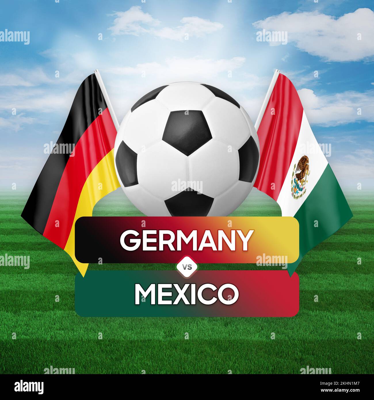 Germany vs Mexico national teams soccer football match competition ...