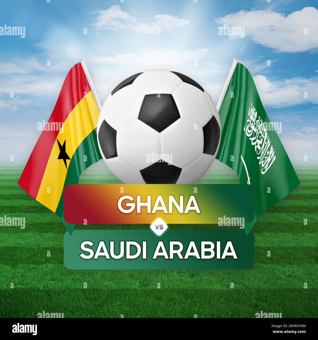 Saudi arabia ghana flag hi-res stock photography and images - Alamy
