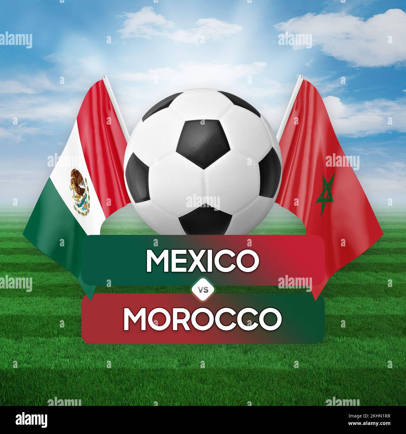 Morocco mexico flag hi-res stock photography and images - Alamy